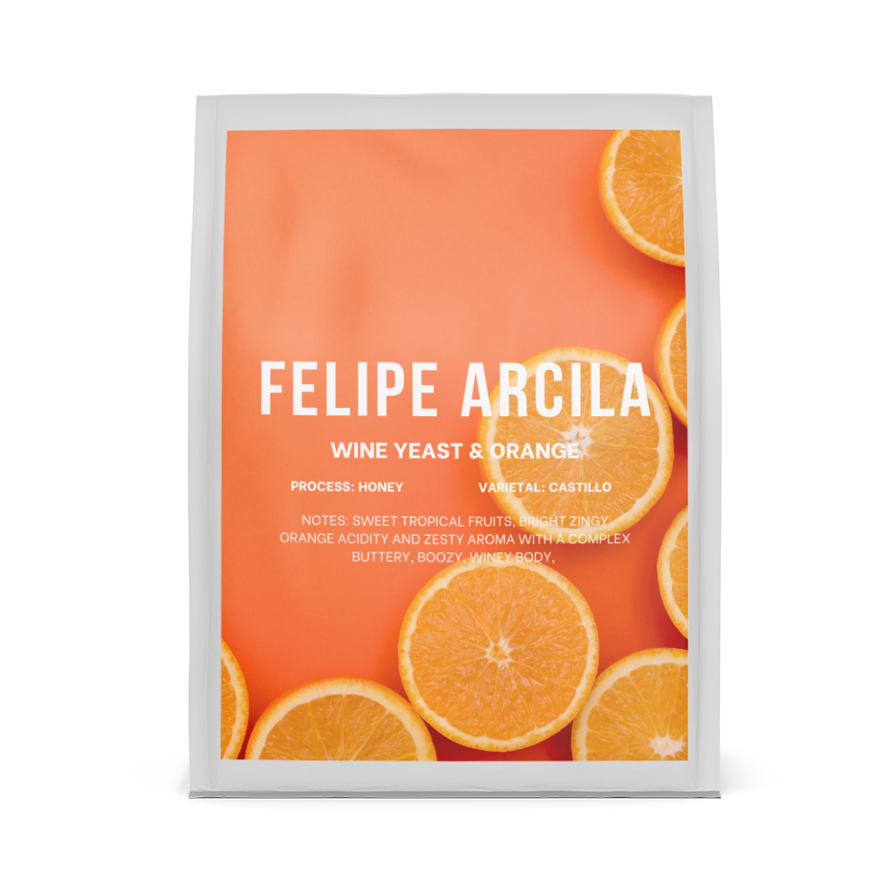 COLOMBIA - FELIPE ARCILA - ANAEROBIC HONEY - WINE YEAST & ORANGE ...