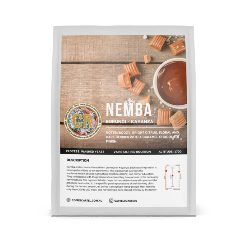 BURUNDI - NEMBA - KAYANZA - WASHED YEAST PROCESS | Coffee Cartel