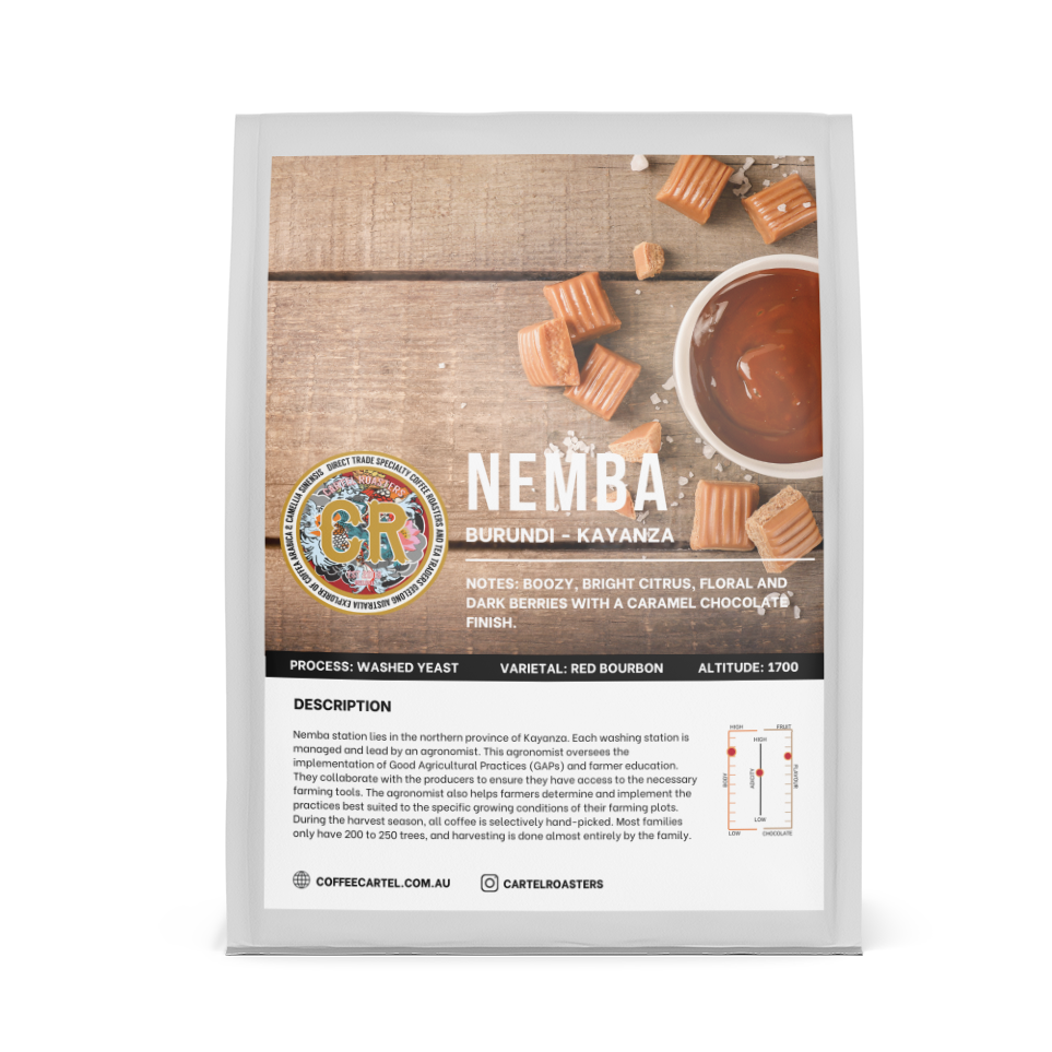 BURUNDI - NEMBA - KAYANZA - WASHED YEAST PROCESS | Coffee Cartel