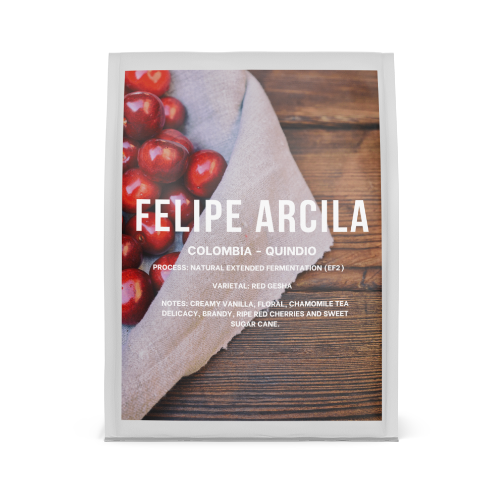 COLOMBIA - FELIPE ARCILA - RED GESHA - NATURAL EXTENDED FERMENTATION ...