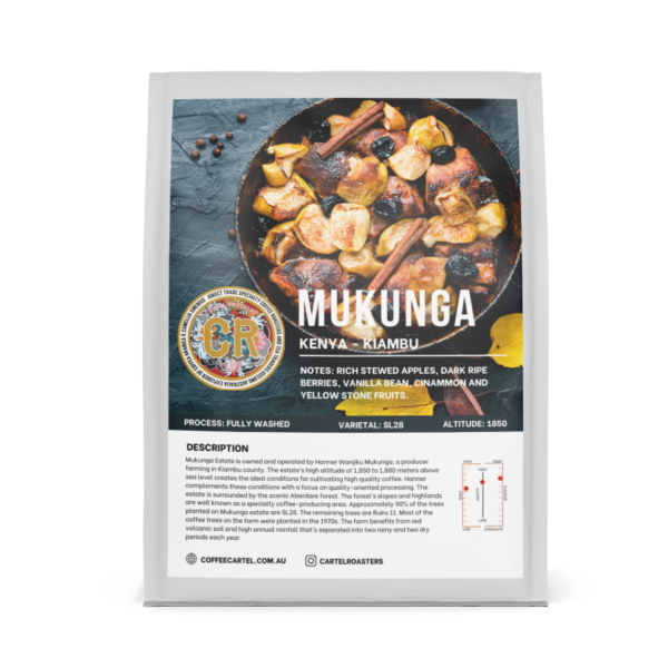 KENYA - MUKUNGA - KIAMBU - FULLY WASHED PROCESS | Coffee Cartel